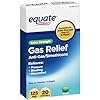 Equate Extra Strength Gas Relief Simethicone 125mg 20ct Compare to GasX ...