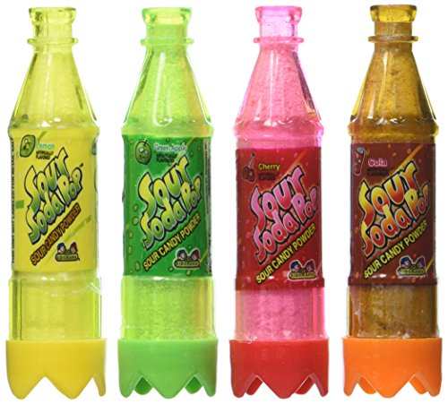 Sour Soda Pop Sour Candy Powder 12 Count Food, Beverages Tobacco Beverages
