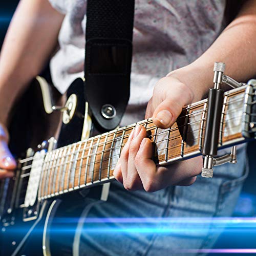 2 Pack Guitar Rolling Capo Sliding Capo Adjustable Capo Rubber and ...