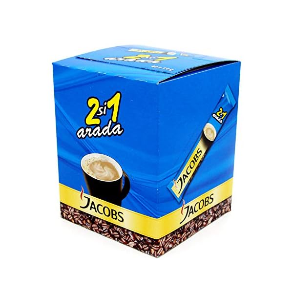 Jacobs 2 in 1 Unsweetened Instant Coffee – 40 sticks – Top Coffee Bar