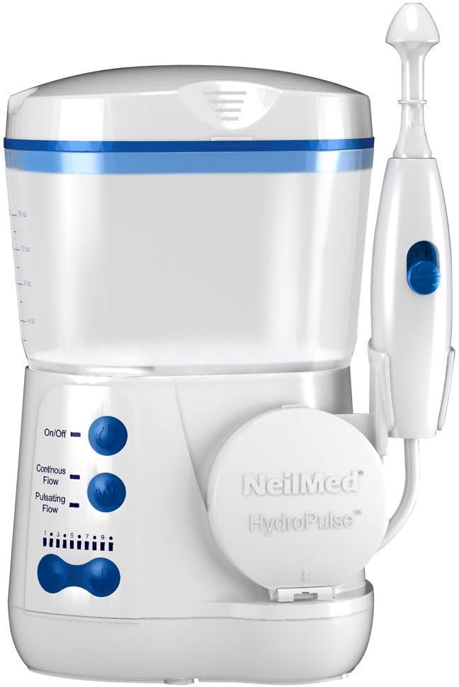 NeilMed Hydropulse. Multi-Speed Pulsating Nasal Sinus Irrigation System ...