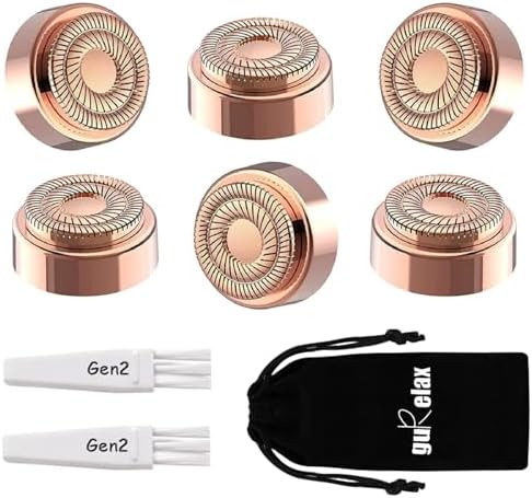 gurelax Replacement Heads for Finishing Touch Flawless Facial Hair ...