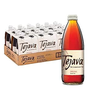 Amazon.com : Tejava Original Flavor Unsweetened Black Tea, Non-GMO ...