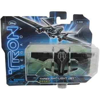 Amazon.com: Tron Legacy 1:50 Diecast- Three Man Light Jet: Toys & Games