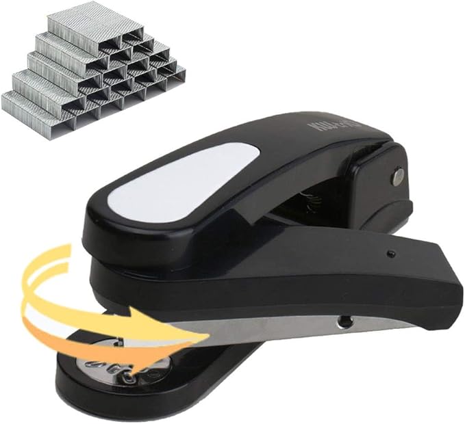 Amazon.com : Swing-Arm Swivel Stapler, Commercial Desktop Staplers 360 ...