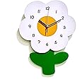 Amazon.com: Cute Wall Clocks Flower Shaped Wall Clocks for Kids Cartoon ...