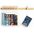 Amazon.com: Ash Harbor Floating Wall Bookshelf - Wall Mounted Book Organizer with Included ...