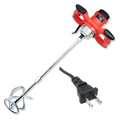 Hotwin Drywall Mortar Mixer Electric Handheld Mortar Mixer Cement ...