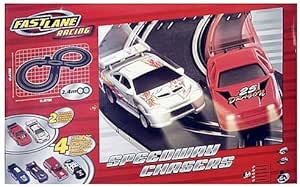 Amazon.com: Fast Lane Racing Speedway Chasers Playset : Toys & Games