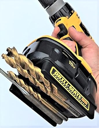 DRILL MATE PRO - Magnetic Driver/Screw/Drill Bit Holder for Cordless ...
