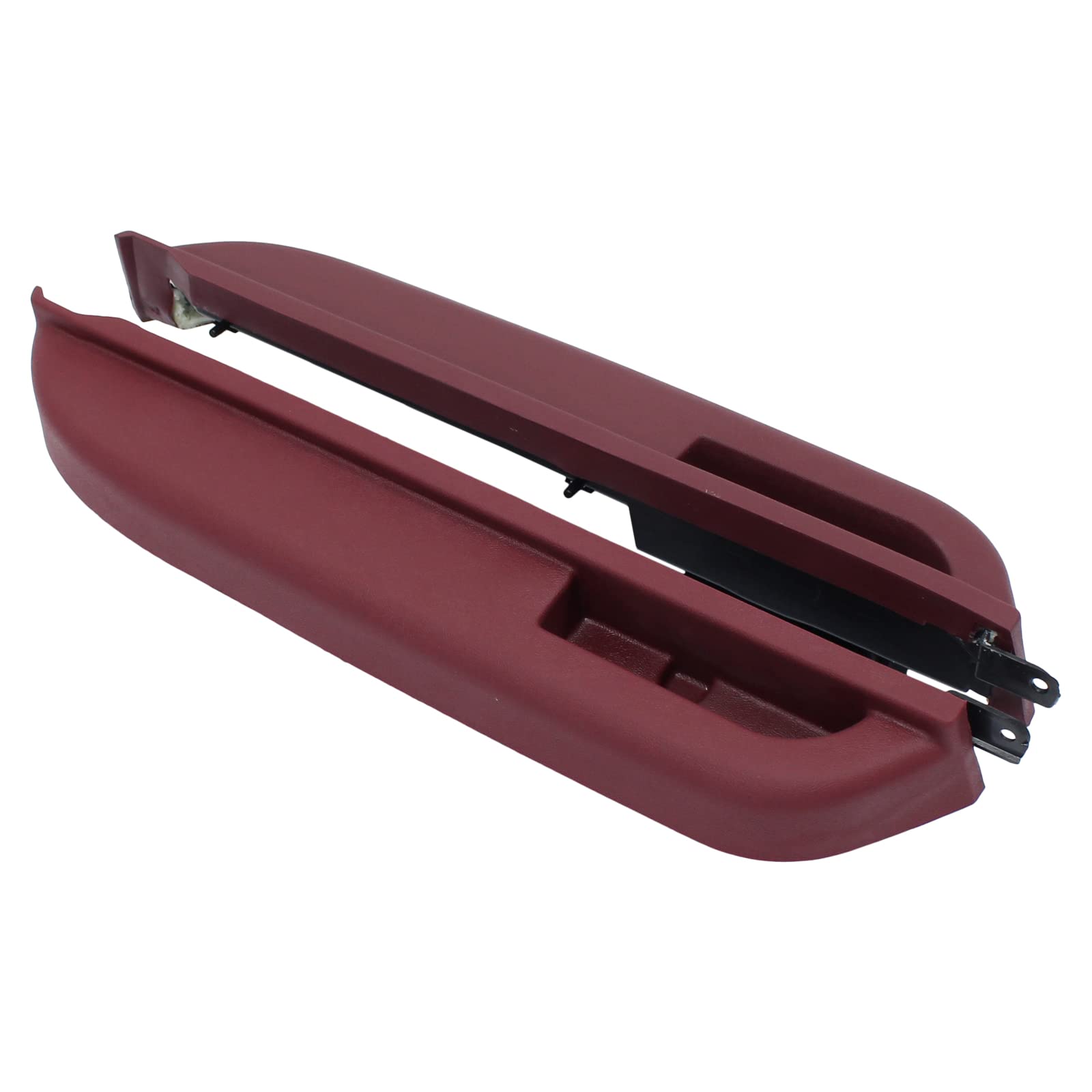 NewYall Pack of 2 Red Front Interior Door Armrest Pad Handle Panel for ...