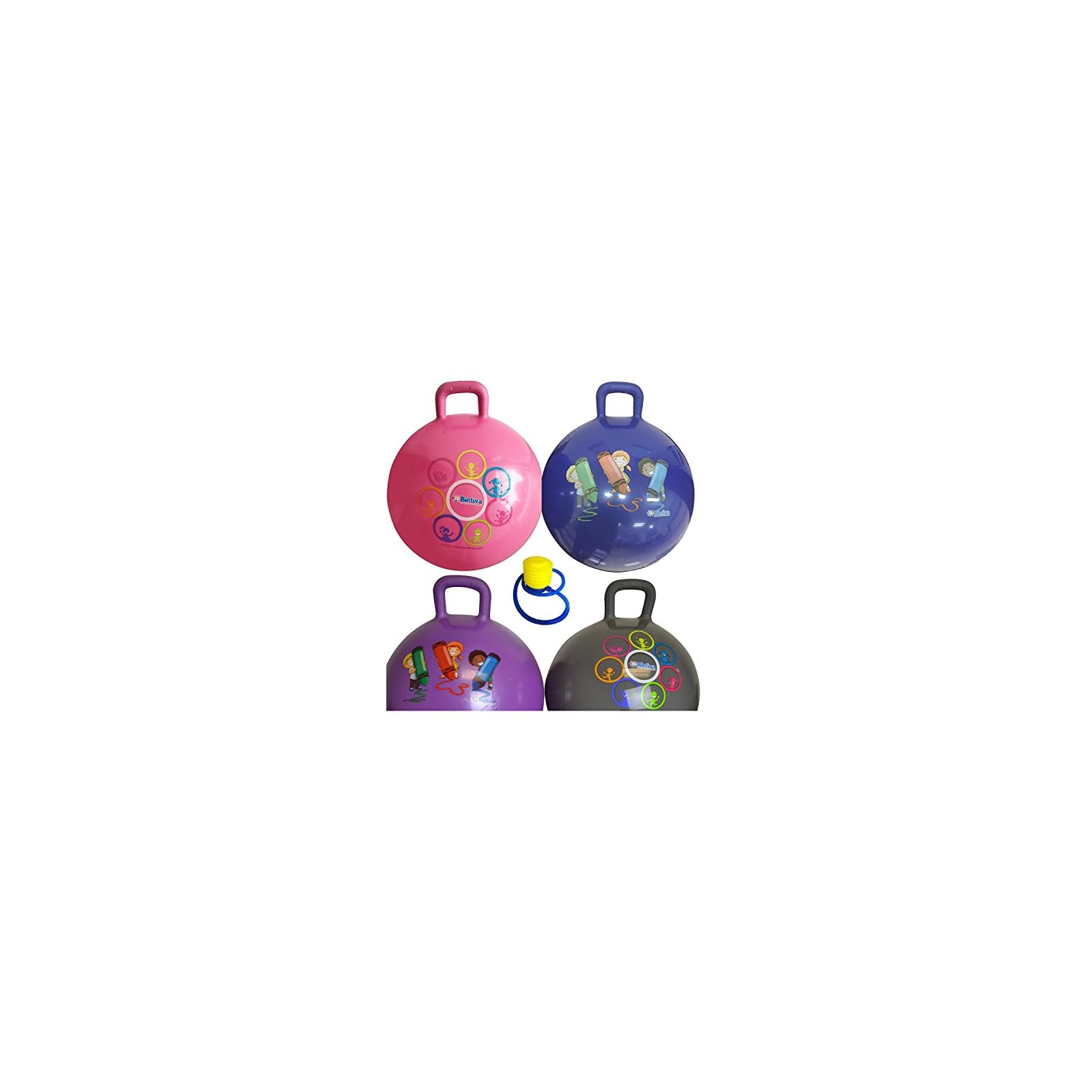 Hippity Hop 45 Cm Including Free Foot Pump, For Children Ages 3-6 Space ...