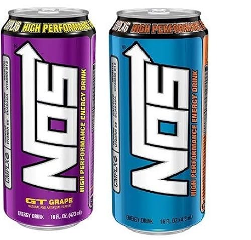 NOS Energy Drink Variety - Grape and Original - 16oz. in Oman | Whizz