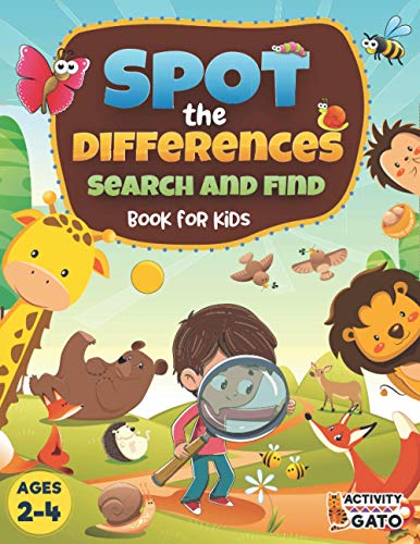 Spot the difference Book for Kids: Find the difference puzzle book for ...
