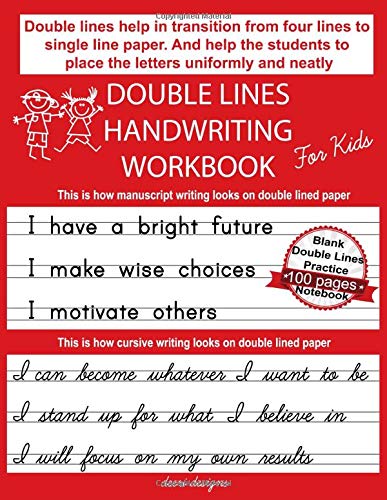 Cursive Handwriting Workbook For Kids: Trace and write Letters, Words ...