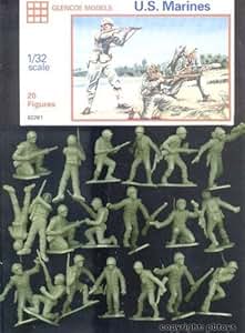 Amazon.com: Glencoe Models 1:32 Scale U.S. Marines 20 Figures by ...