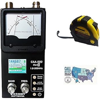 Amazon.com: Comet Original CAA-500 MARK II Standing Wave Analyzer 1.8 ...