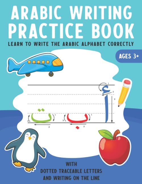 Mua Arabic Writing Practice Book: Learn To Write The Arabic Alphabet ...