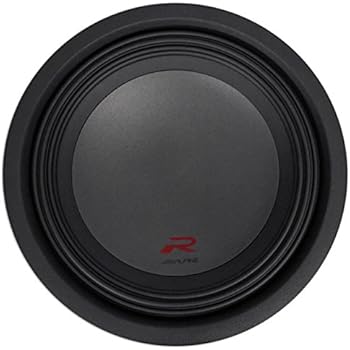 Amazon.com: Alpine Type R 12 Inch 2250 Watt Max 4 Ohm Round Car Audio ...