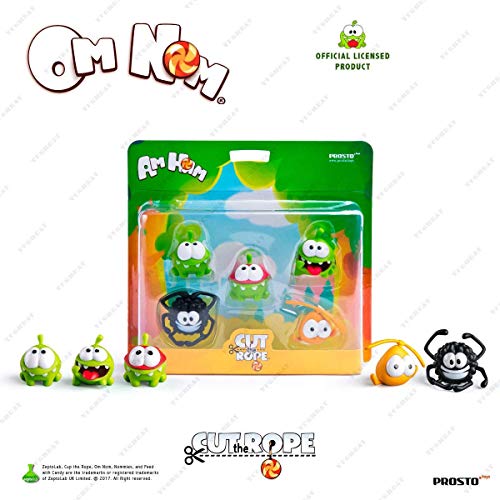 Om-nom- 5 Plastic Figures for Om Nom-Cut The Rope Nepal | Ubuy