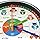 Amazon.com: Educational Wall Clock - Silent Movement Time Teaching ...