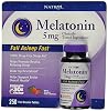 Natrol Melatonin 5 Mg, 250 Fast Dissolve Tablets Strawberry Flavor in ...