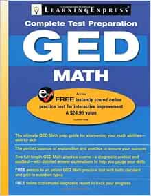 Amazon.com: GED Math: 9781576856239: LearningExpress LLC Editors: Books