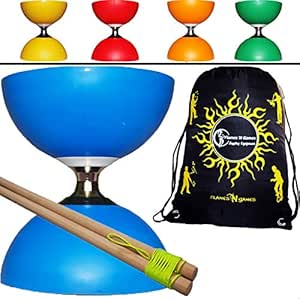 Cyclone klassisk diabolo-set – trippel kullager koppling gummi diabolos ...