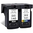 LEBOK - Cartuchos de tinta Canon PG-140 CL-141 para impresora Canon Pixma MG2110 MG3110 MG4110 ...