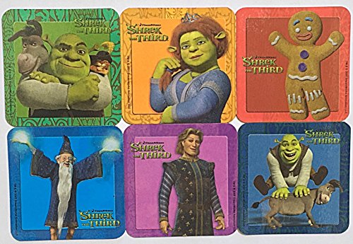 Shrek the Third 6 Refrigerator Magnets, Party Favors, Donkey - Want It All