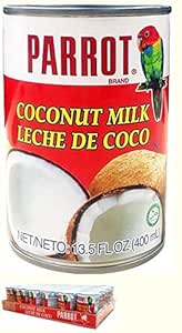 Coconut Milk - Parrot Brand in 13.5 oz cans - Case of 24: Amazon.com ...