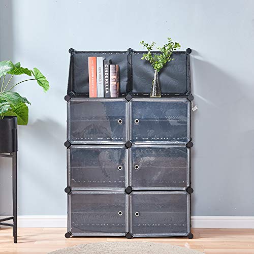 Cube Shoe Cabinet,4HOMART Portable Cube Storage Organizer Tower Shelf ...