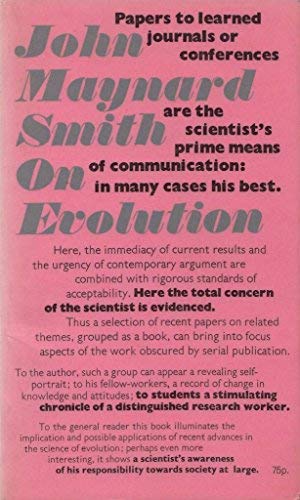 On evolution: 9780852242230: Amazon.com: Books