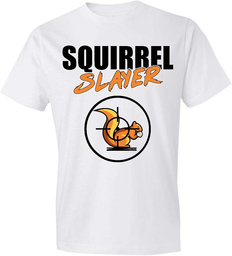 AZSTEEL Squirrel Slayer Squirrel Hunting Hunters T-Shirt,Gift: Amazon ...