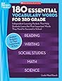Amazon.com: 180 Essential Vocabulary Words for 4th Grade: Independent ...