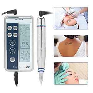 Amazon.com: Electric Tattoo Machine MTS Beauty Makeup Device, LCD ...
