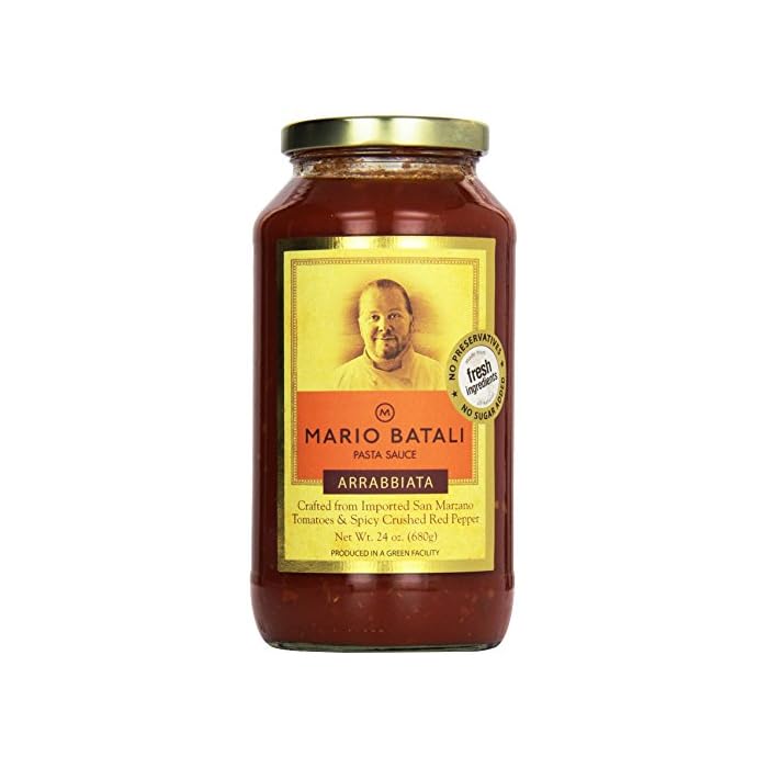 Buy Mario Batali Pasta Sauce, Arrabbiata, 24 oz Online at desertcart OMAN