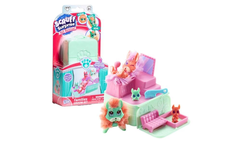 Mua Little Live Pets Scruff Surprise Vet Rescue - Groom Set with Dog ...