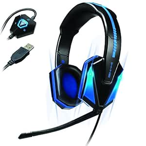 Cascos Gaming LED con Micrófono y Surround Sound Por ENHANCE ...