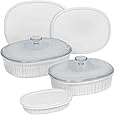 Amazon.com: CorningWare French White 8-Piece Bakeware Set: Bake And ...