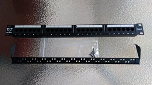 Tuff Jacks Cat6 24 Port Patch Panel with Backbar Wire - Want It All