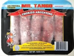 Mr Tango Chorizo Argentino Sausage 16 Oz (2 Pack): Amazon.com: Grocery ...