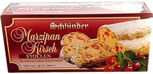 Schlunder Marzipan -Cherry Stollen with Cherry Brandy ( 800 g ): Amazon ...