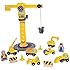 Tidlo T0411 Wooden Tower Crane Construction Set: Amazon.co.uk: Toys & Games