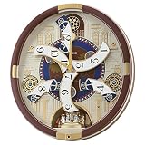 Seiko QXM239SRH Melodies In Motion Clock | WallOfClocks.com