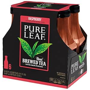 Amazon.com: Pure Leaf, Iced Tea, Raspberry, Sweetened, Real Brewed ...