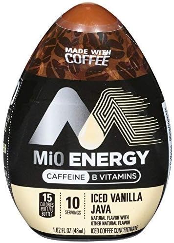 MiO Energy Iced Vanilla Java Liquid Water Enhancer, Caffeinated, 1.62 ...