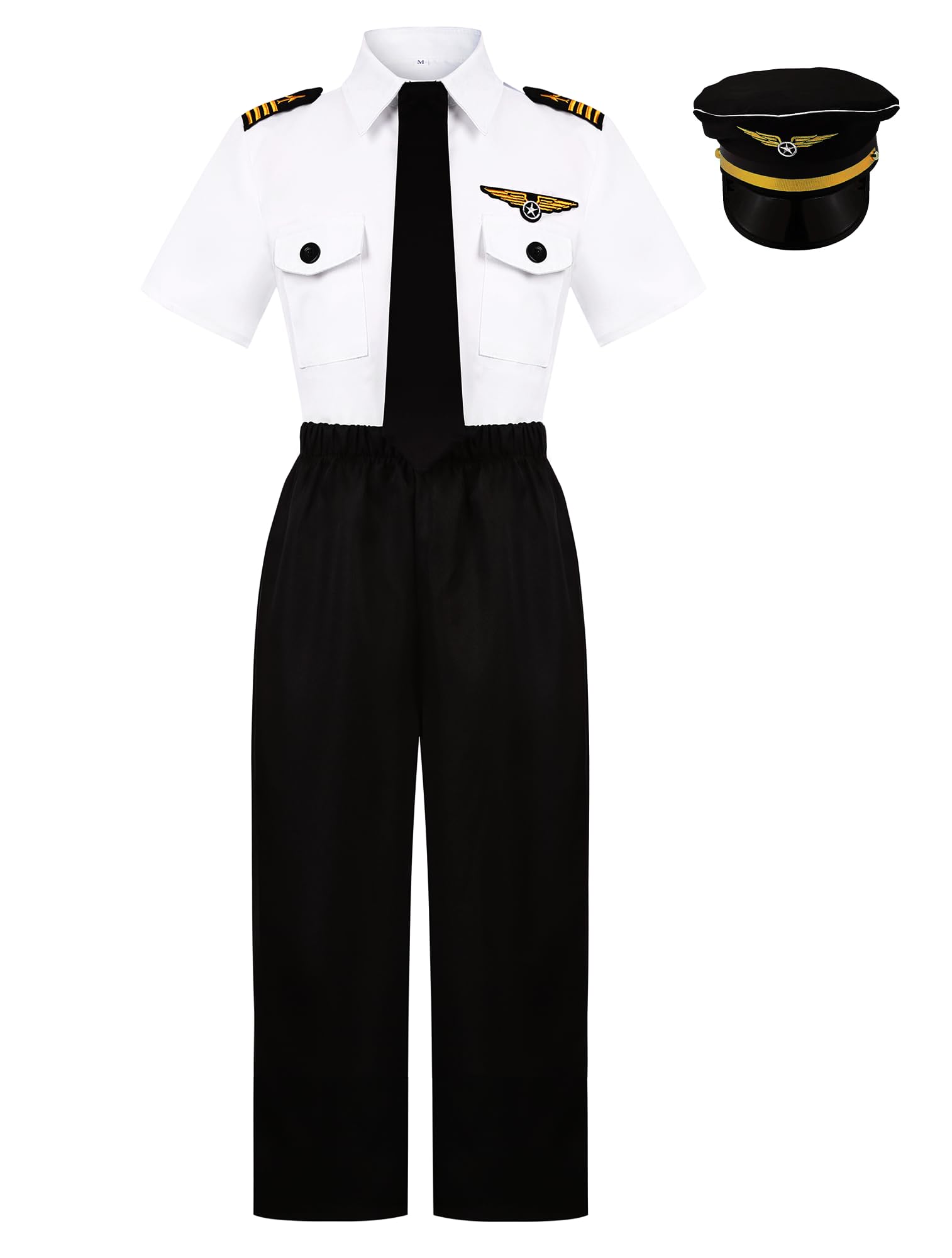 Mua Airline Pilot Costume for Kids Captain Pilot Uniform for Career Day ...
