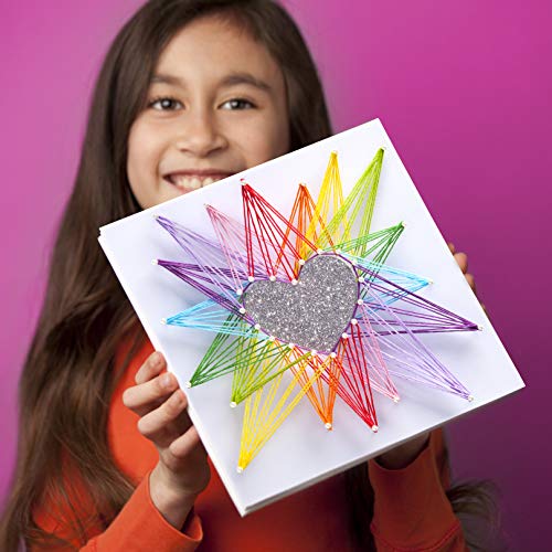 Craft-tastic – String Art Kit – Craft Kit Makes 2 Large String Art ...
