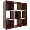 Amazon.com: Amazon Basics Storage Cube Shelf Organizer, 9-Cube ...